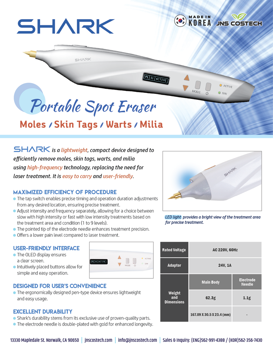 Shark (Moles & Freckles Removal) – JNS Costech